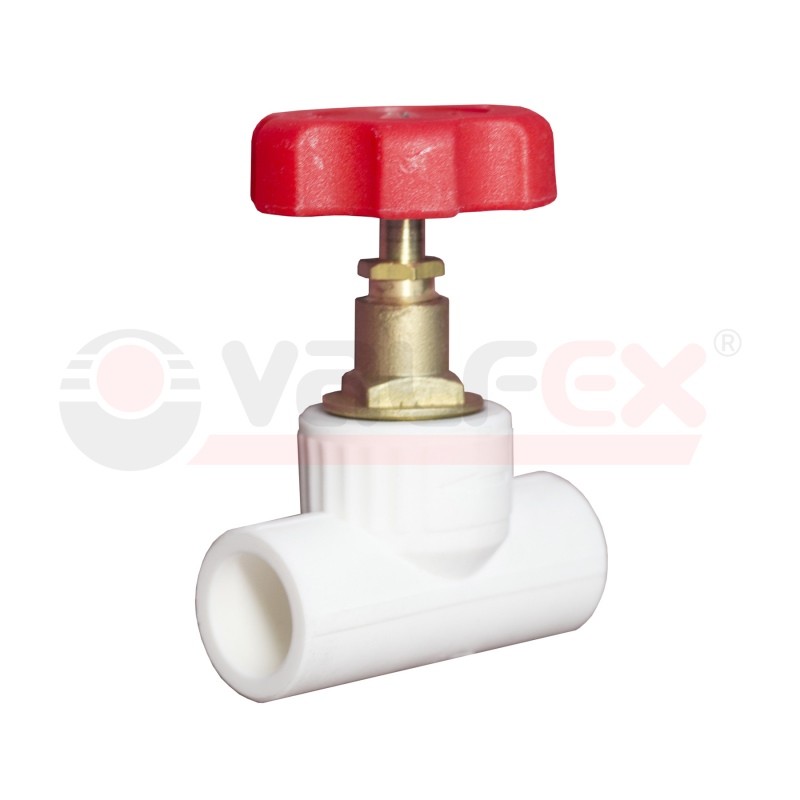 Вентиль PP-R D=20 мм, Valfex недорого купить в Ставропольстройопторг в Ставрополе с доставкой.