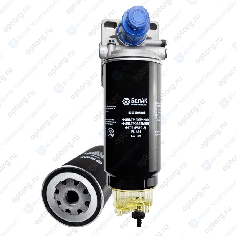 PreLine-420 нов.обр. (БАК.10407 PL420) Фильтр грубой очистки топлива в ...