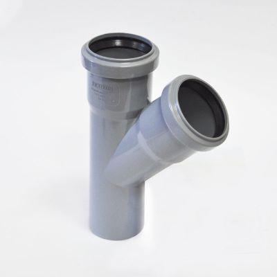 Тройник ПП для внутренней канализации D=50 мм, угол 45°, Flextron, г. Москва недорого купить в ...